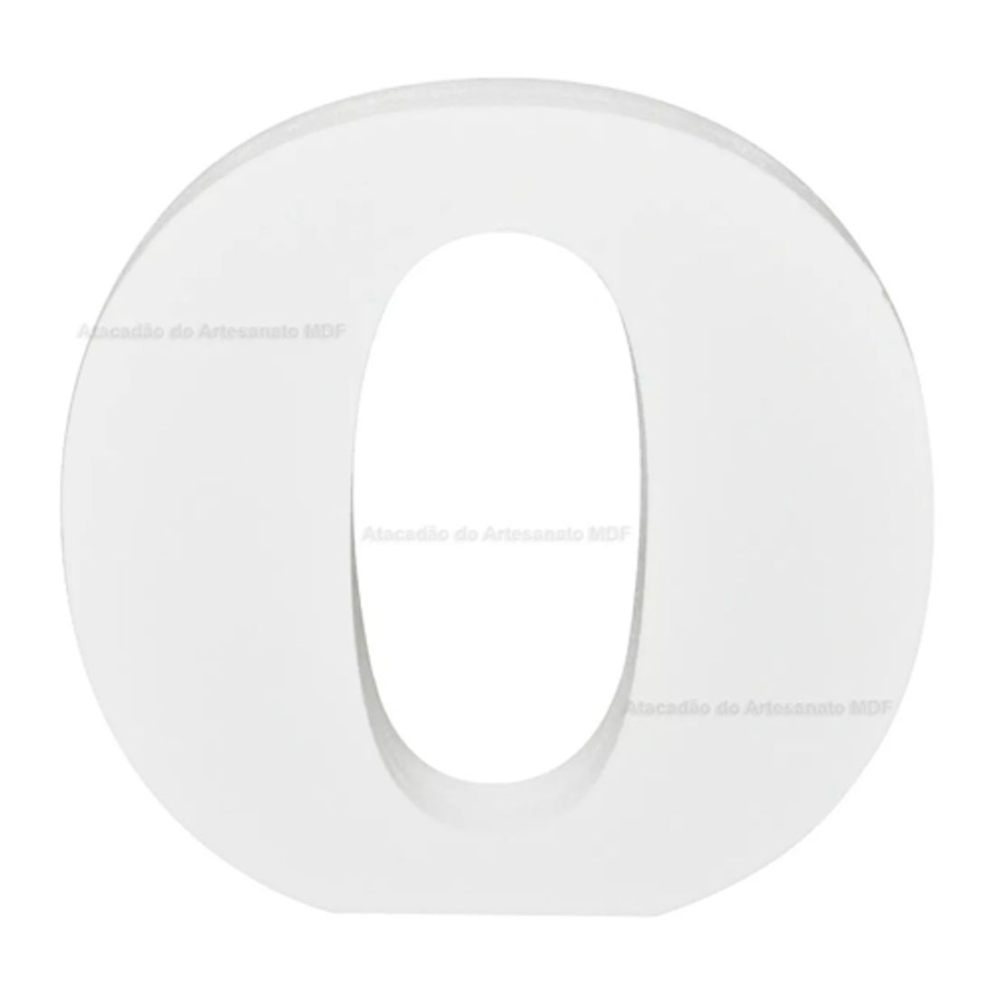 Letra O Mdf 15mm Por 12cm De Altura Mdf Madeira Pintado ...