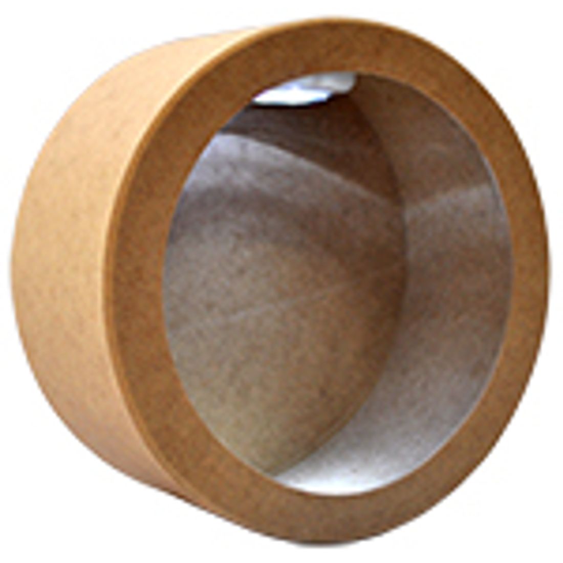 Nicho Redondo Simples Com Led 23x9 Mdf Madeira - atacadaodoartesanatomdf