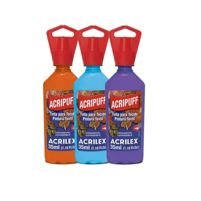 Tinta Para Tecido Acripuff Expansão a Calor 35ml Acrilex ...