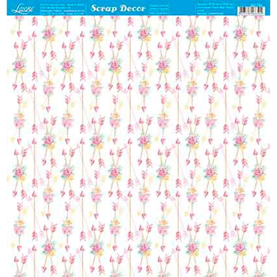 Papel Scrap Decor Folha Simples 15x15 Flores Live Sdsxv-050 - Litoarte ...