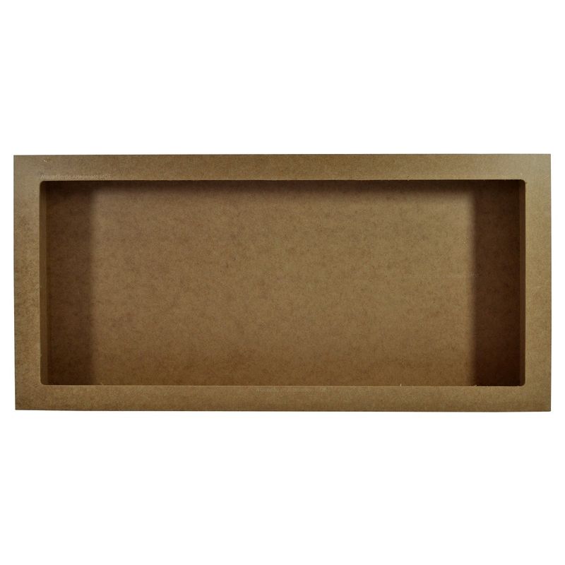Nicho Retangular Simples 60x30x12 Mdf Madeira - atacadaodoartesanatomdf