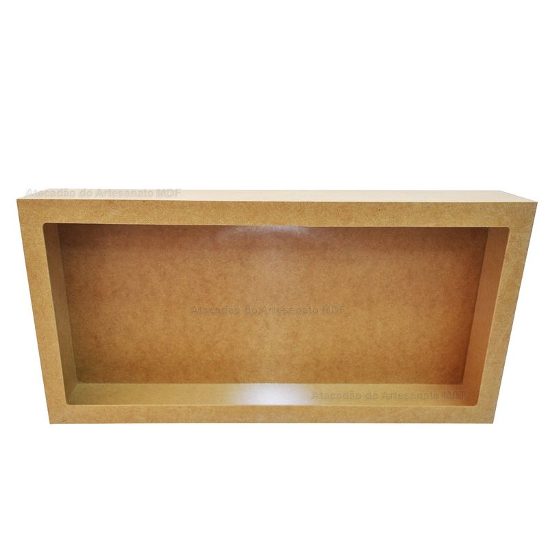 Nicho Simples Retangular com Led 90x35x12 Mdf Madeira ...