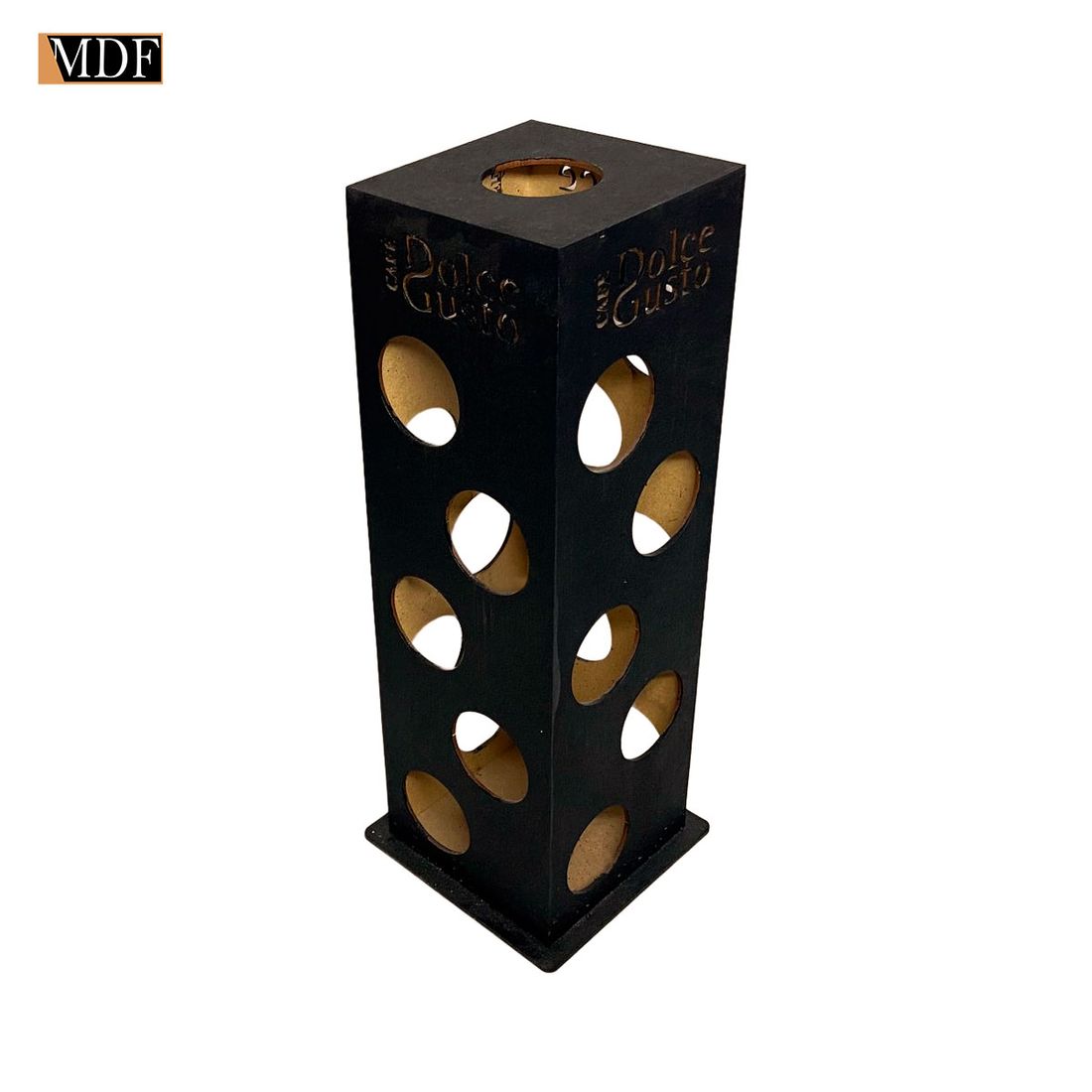 Porta Capsulas Café para 21 Unidade Dolce Gusto 33x12x12 Mdf Madeira ...