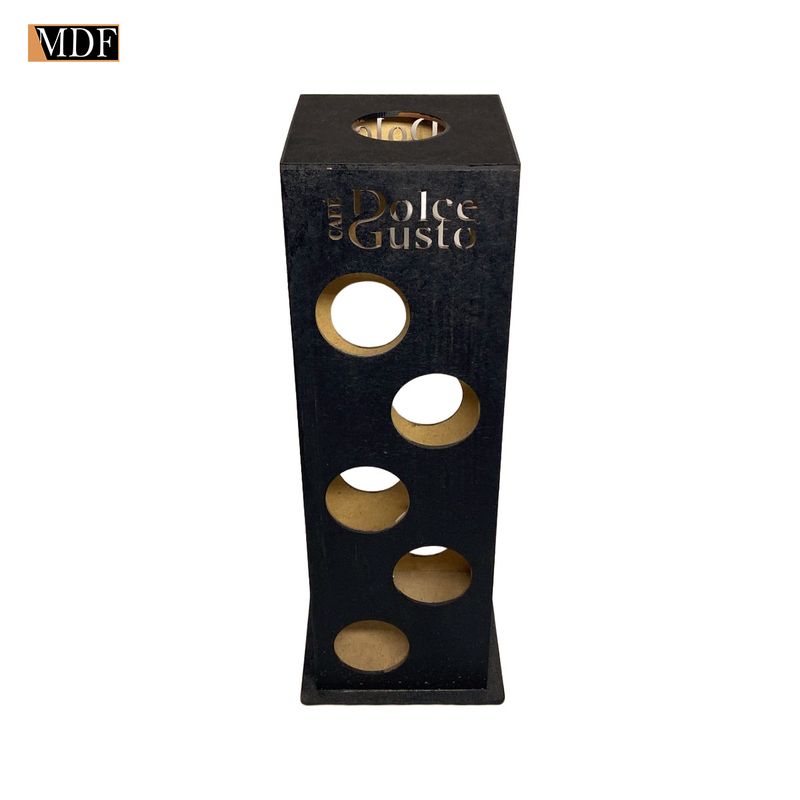 Porta Capsulas Café para 21 Unidade Dolce Gusto 33x12x12 Mdf Madeira ...