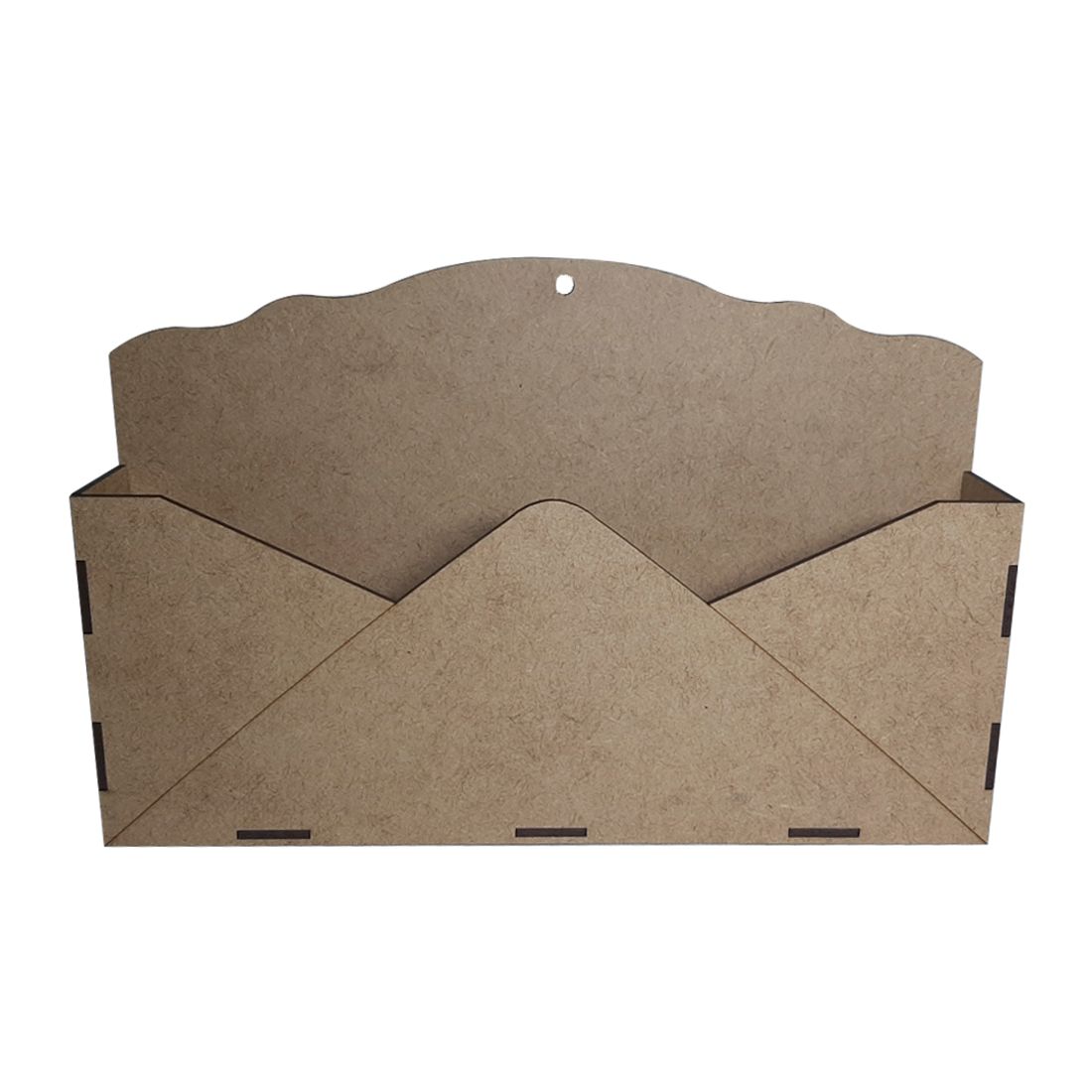 Porta Cartas Liso Recortado a Laser 25x16x4,5 Mdf Madeira ...
