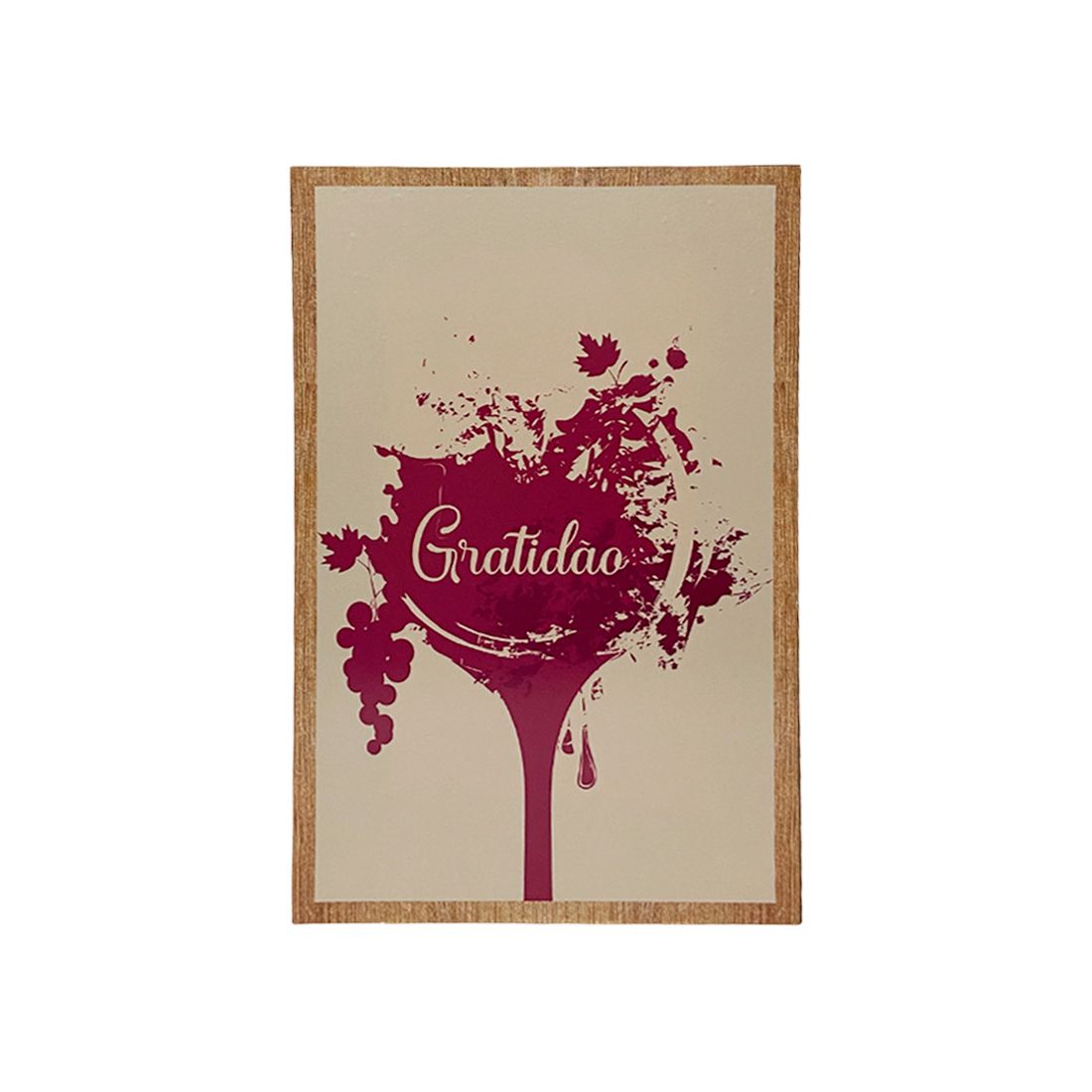 Caixa para Vinho Tampa de Sapato 1 Div Gratidão 35x20x10 Kit 10un Mdf Pintado Adesivado ...