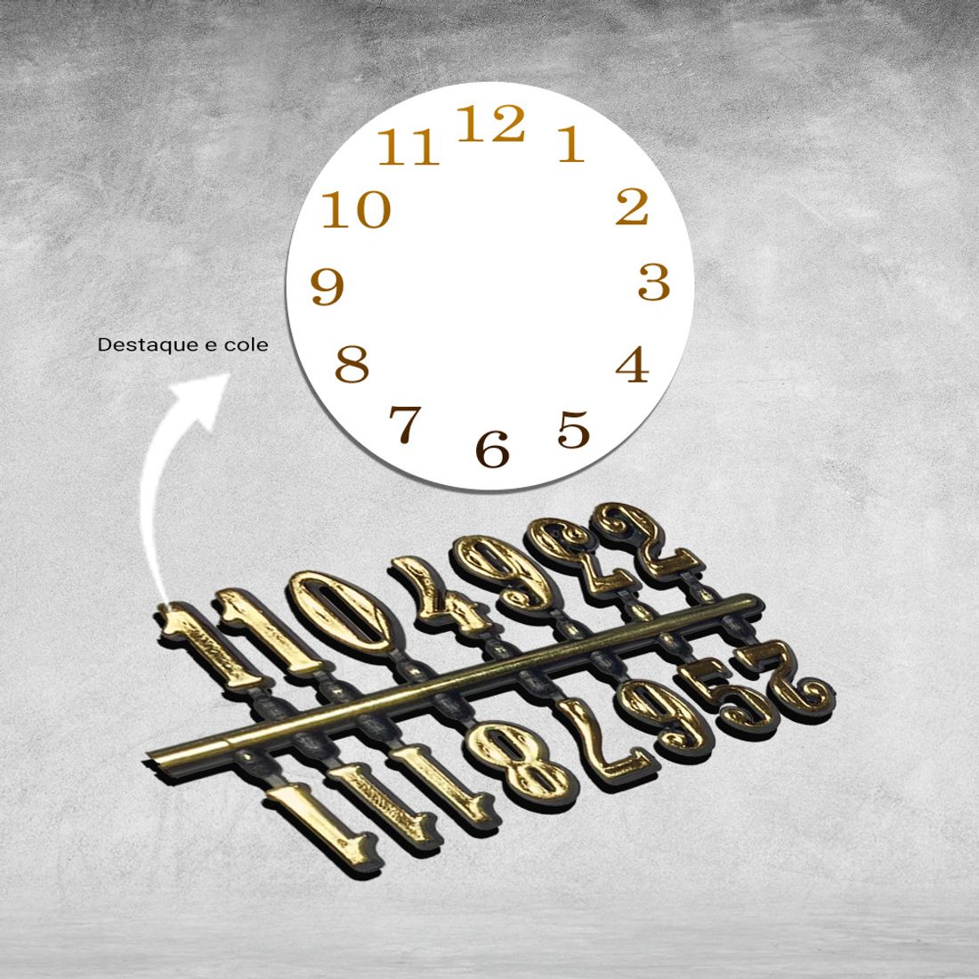 Máquina de Relógio Tic Tac Quartz de Parede 16,5mm com Ponteiros ...
